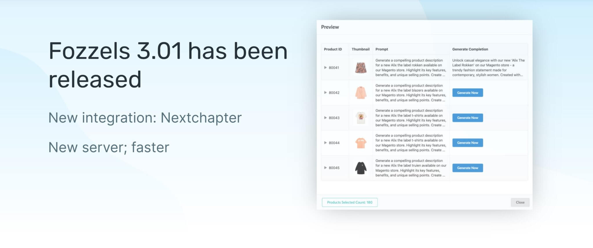 Fozzels version 3.0.1 is now live